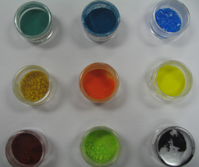 Colorful Inorganic Compounds